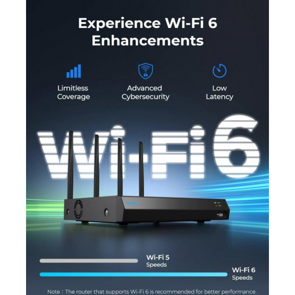 Reolink RLN12W WiFi 6 -NVR-inspelare｜e-ville.com