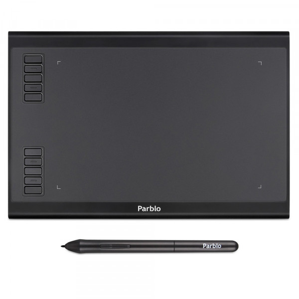Parblo A610 PLUS ritplatta