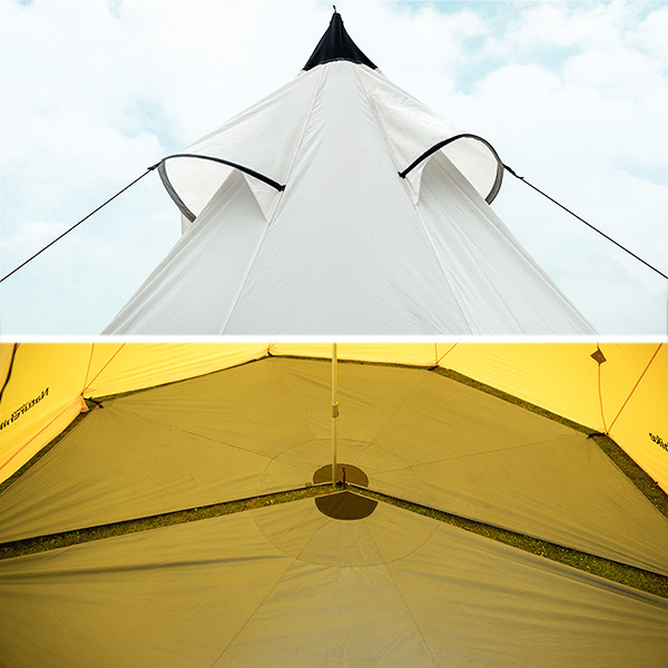 NatureHike Pyramid tiipii +5 hengen teltta