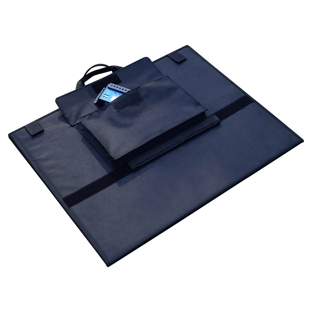 Portabel solpanel med laddare 100W