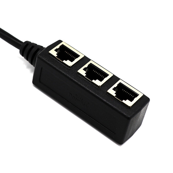 RJ45 verkkokaapelin jakaja 3 in 1