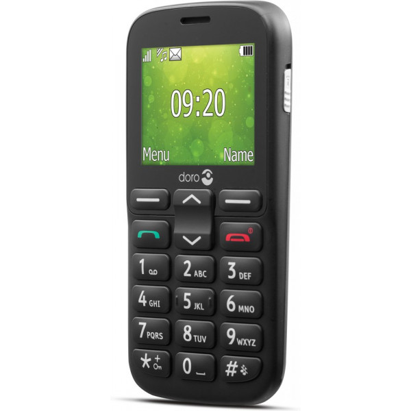 Doro 1382 senior-telefon Dual-SIM, sort