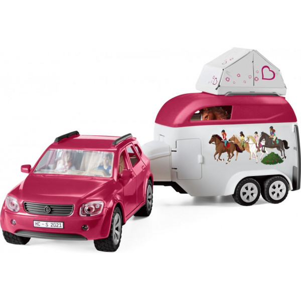 Schleich Horse Club 42535 - Äventyr med bil och hästtransportvagn｜e ...