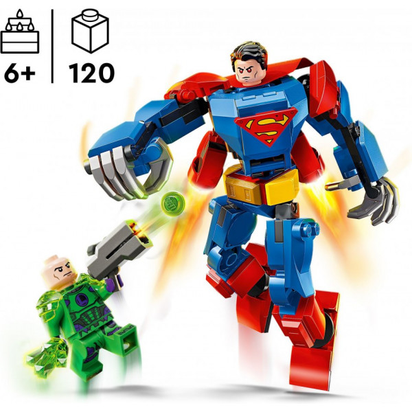 LEGO Superhjältar DC 76302 – Superman-robot mot Lex Luthor｜e-ville.com